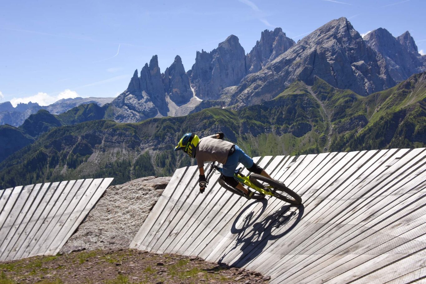 Choose your bike park in the Dolomites!