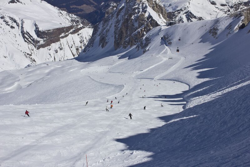 Falcade and the San Pellegrino ski area