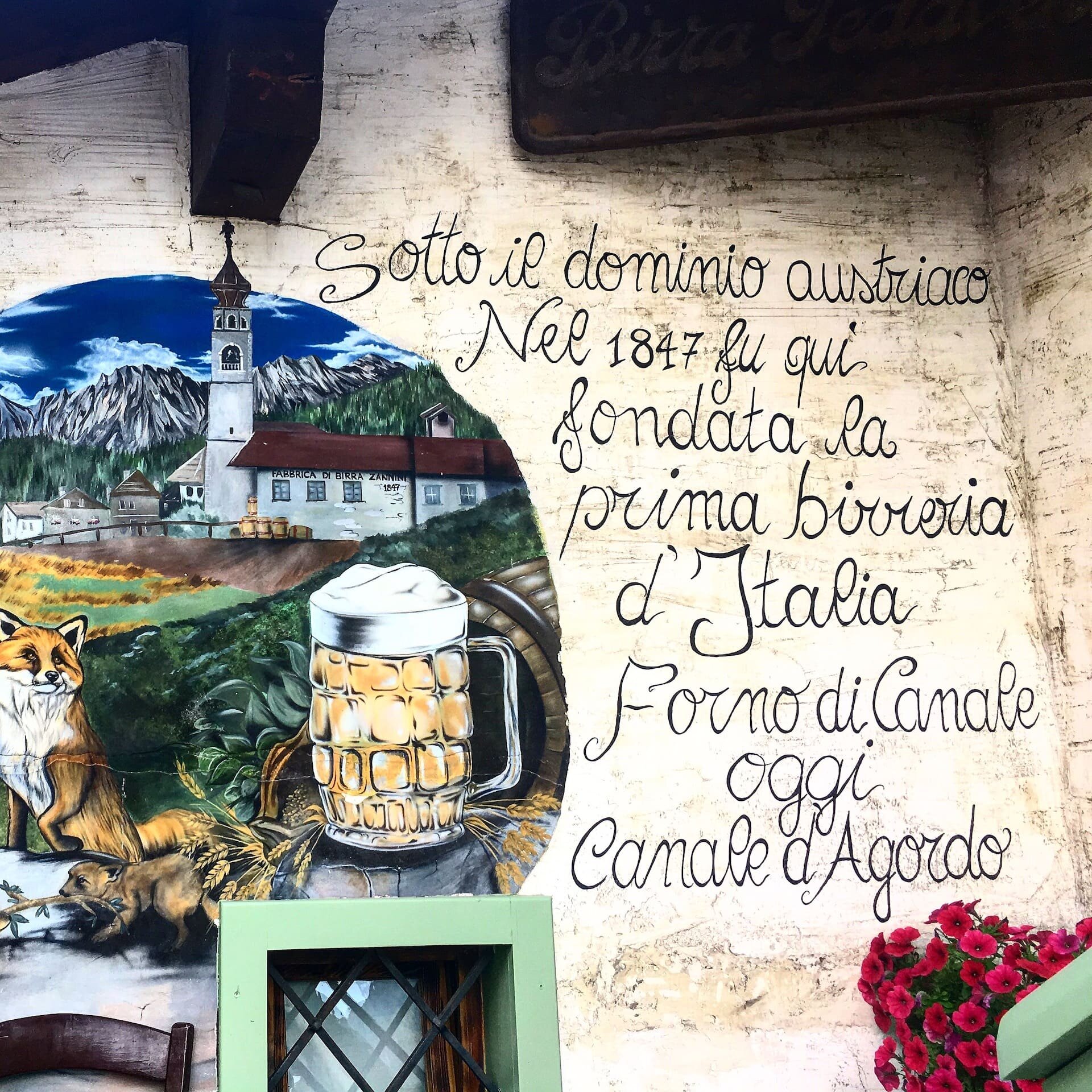 Il borgo bellunese Canale d'Agordo