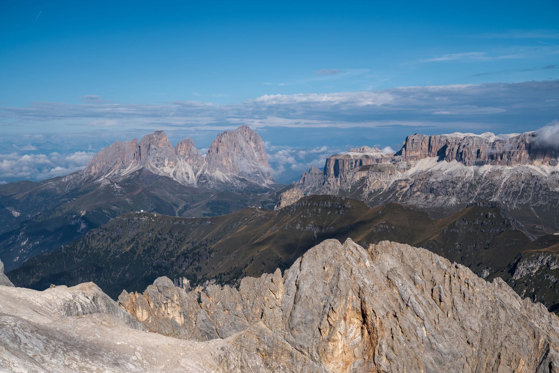 Marmolada: the highest mountain in the Dolomites