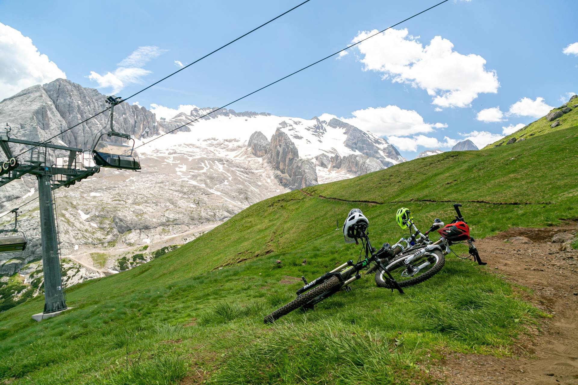 Marmolada: the highest mountain in the Dolomites