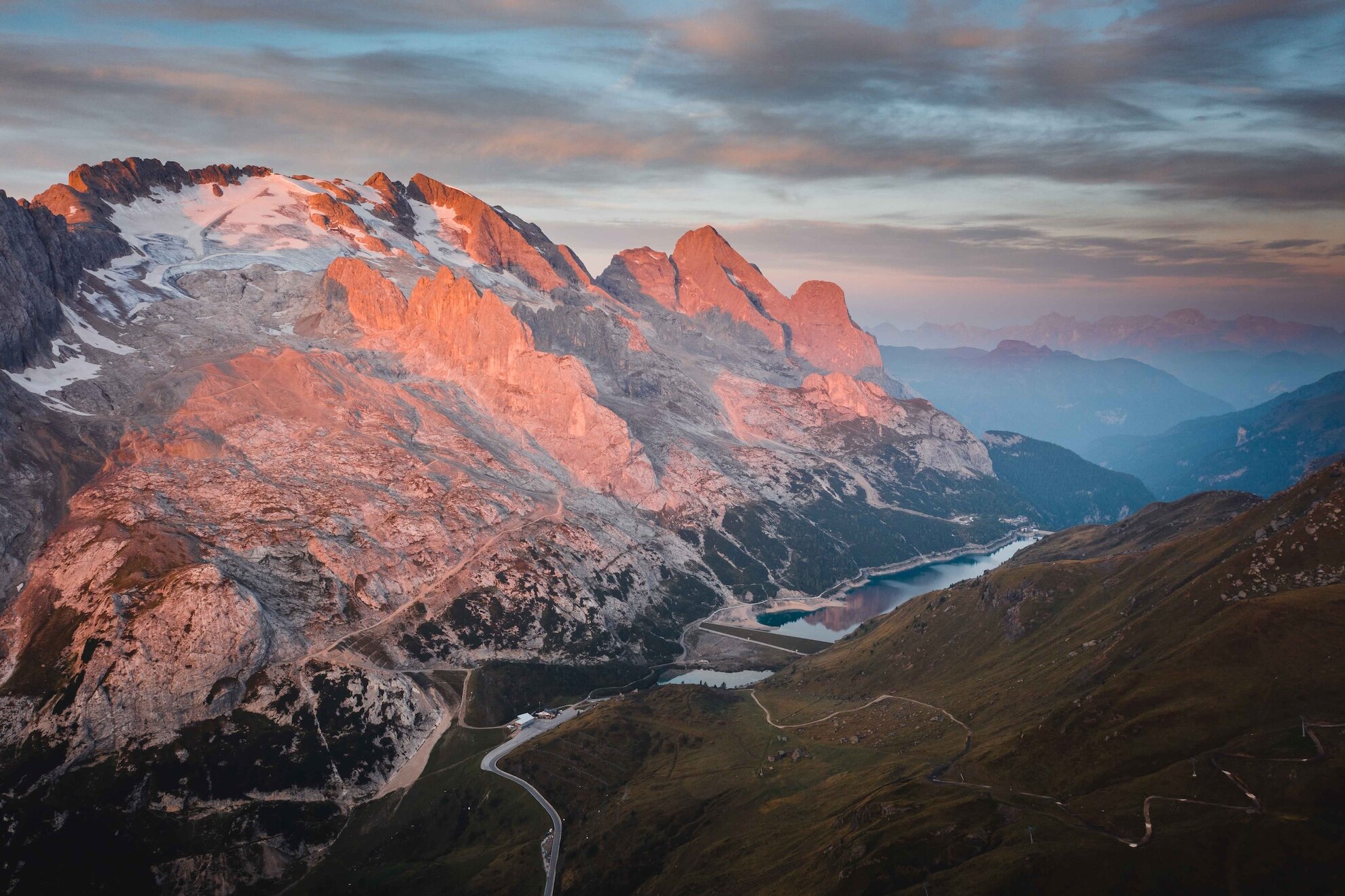 Marmolada: the highest mountain in the Dolomites