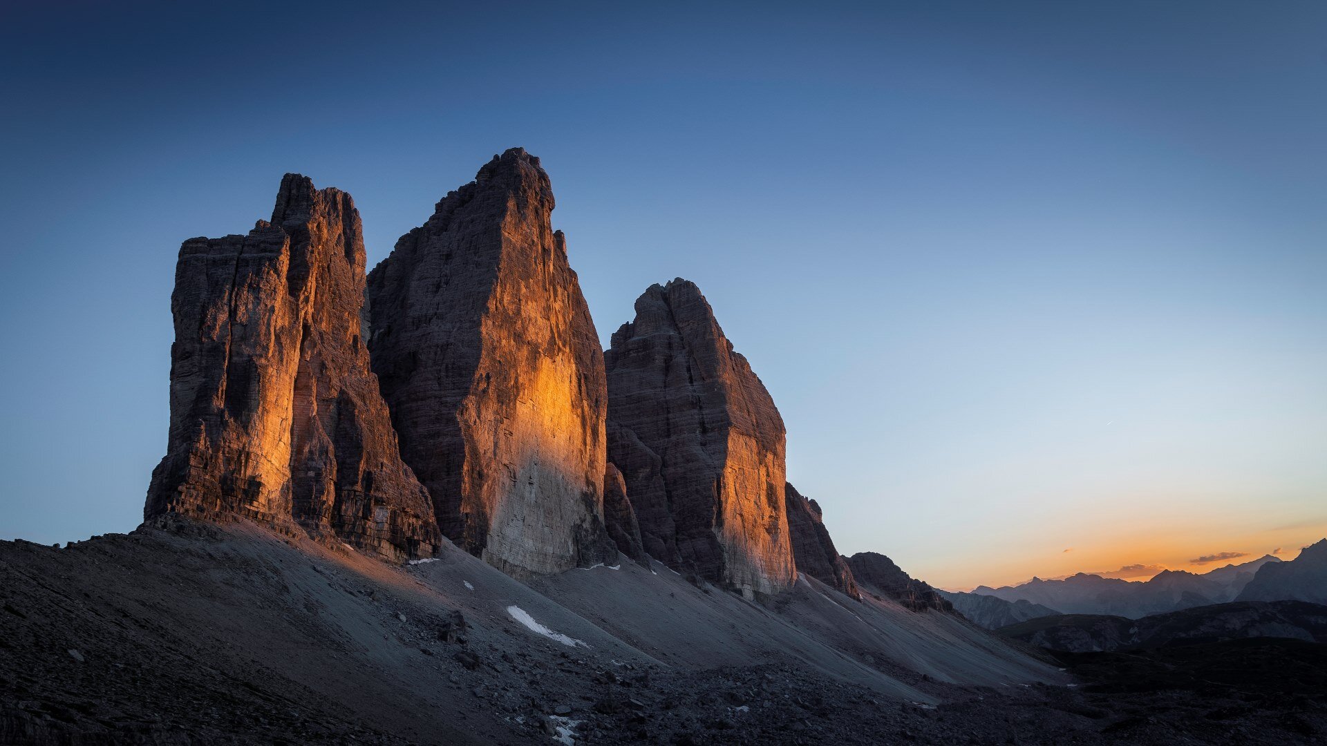 The Three Peaks are the best known Dolomite peaks in the world