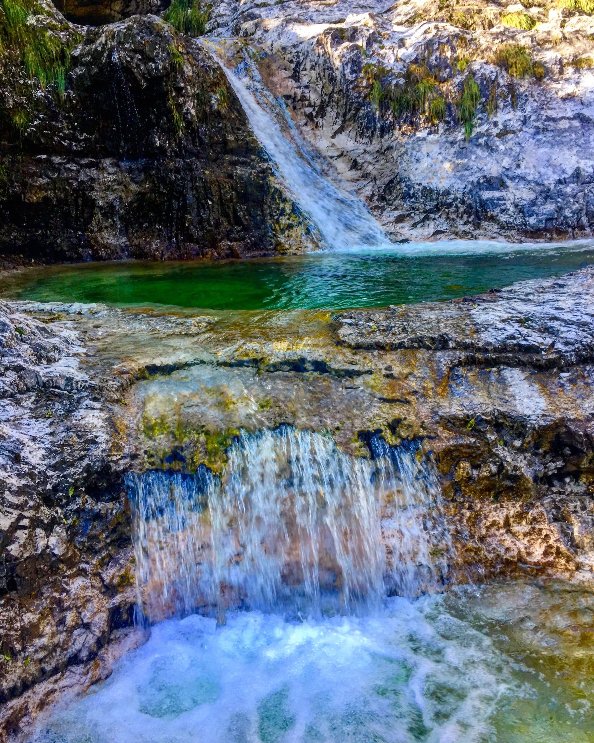 Cadini del Brenton e la sua cascata