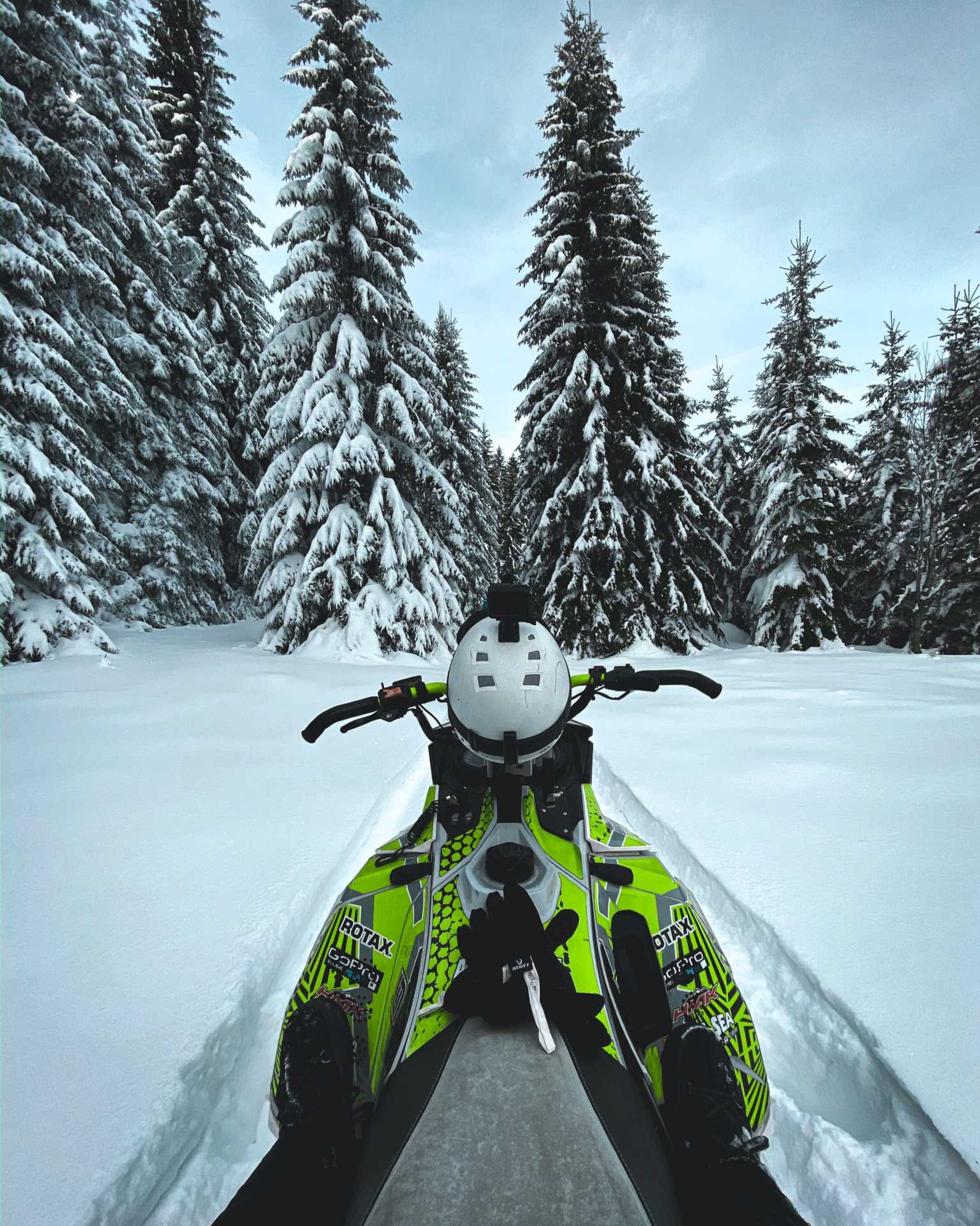 Vuoi provare le motoslitte sulla neve?