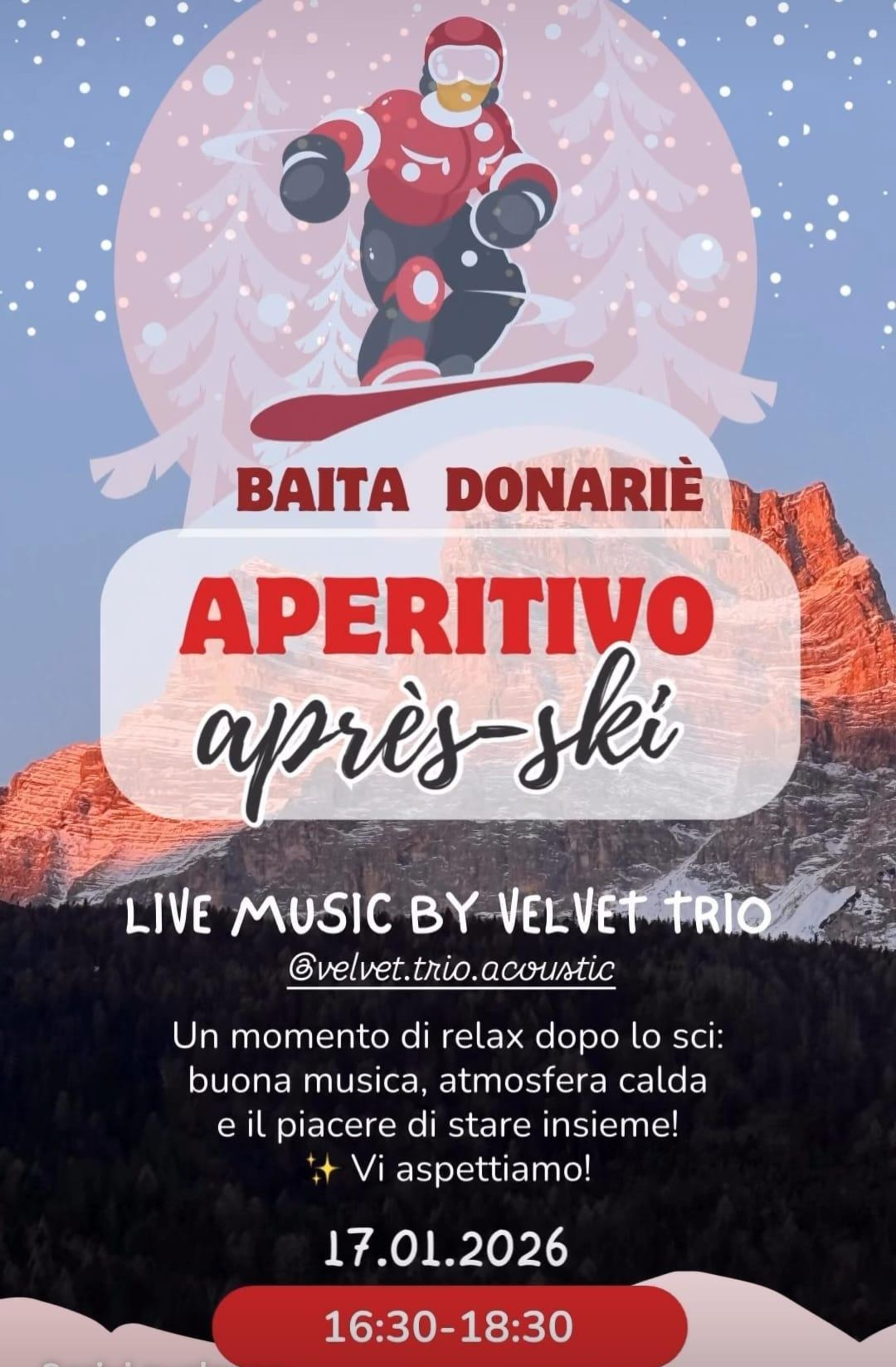 Apres ski Baita Donariè