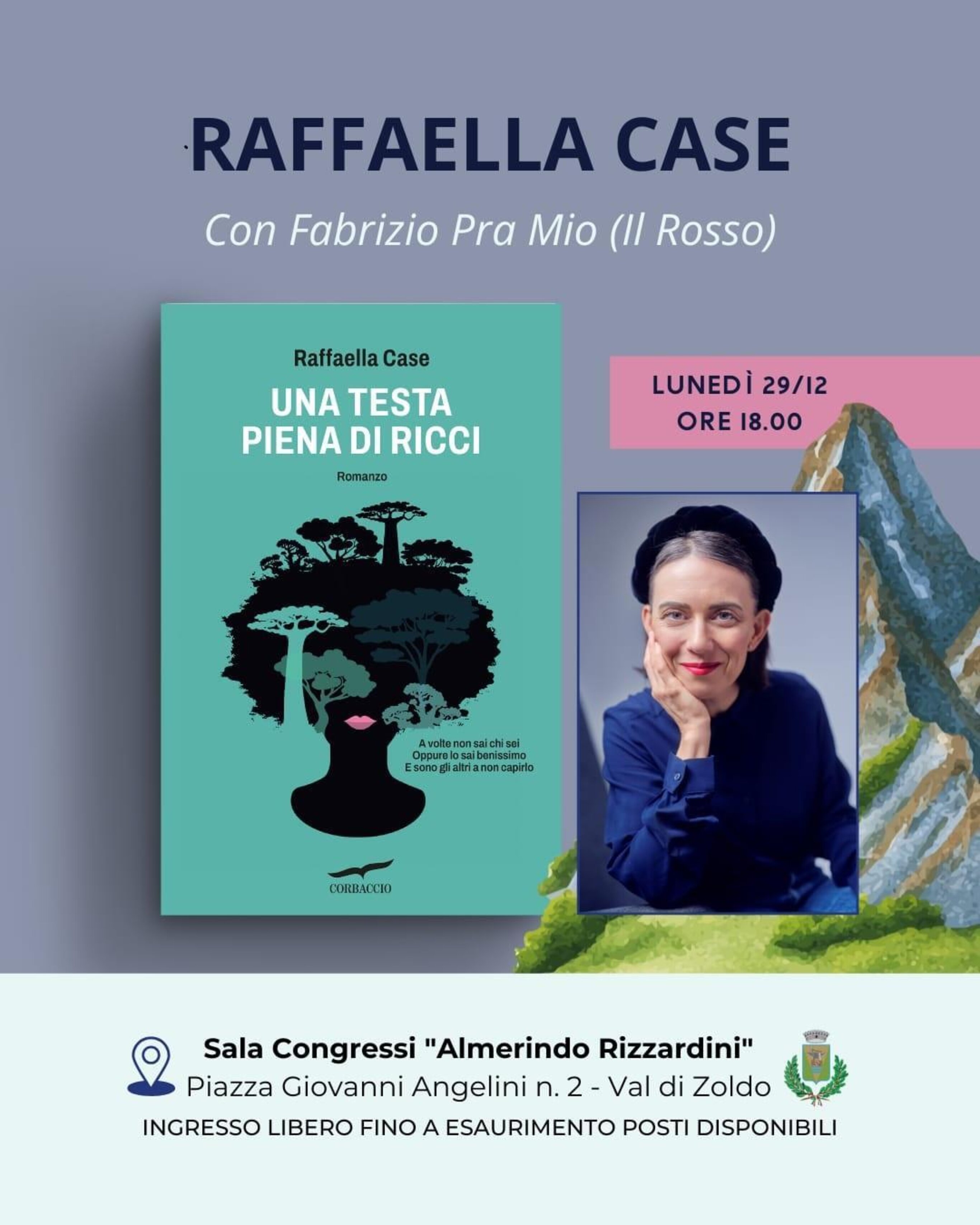 Una testa piena di ricci - presentazione del libro